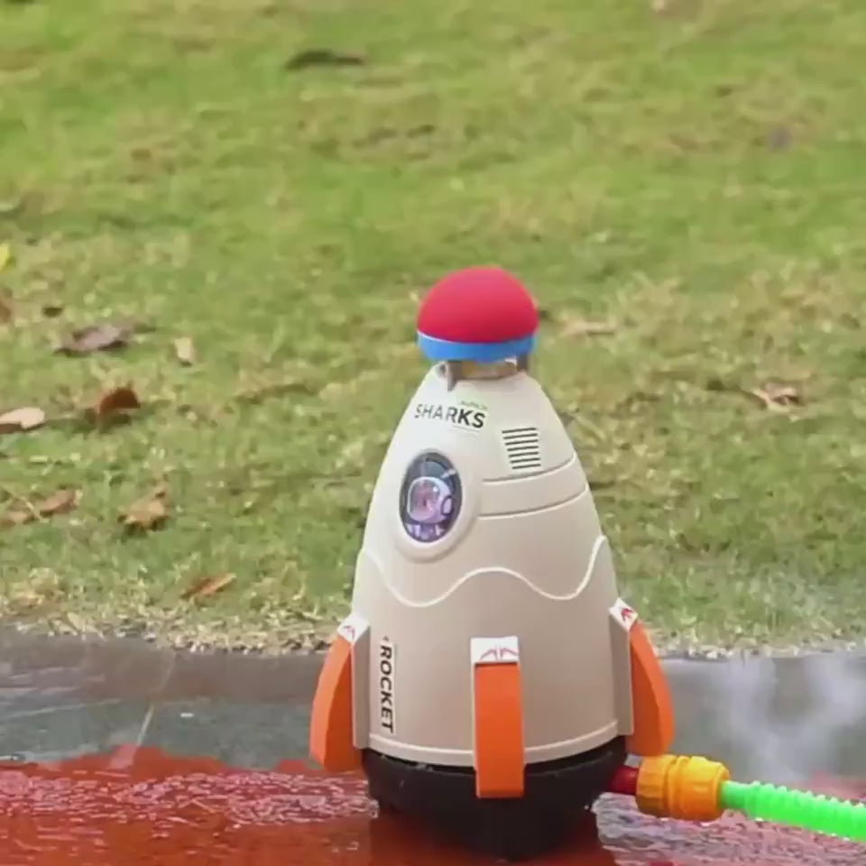 Kids Space Rocket Sprinkler Spinner | dragoyle.com – Dragoyle LLC